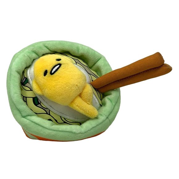 Sanrio | Toys | Sanrio Gund Gudetama The Lazy Egg In Ramen Noodle Bowl ...